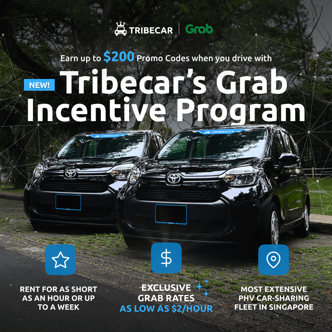 Grab Hourly Rental with Tribecar