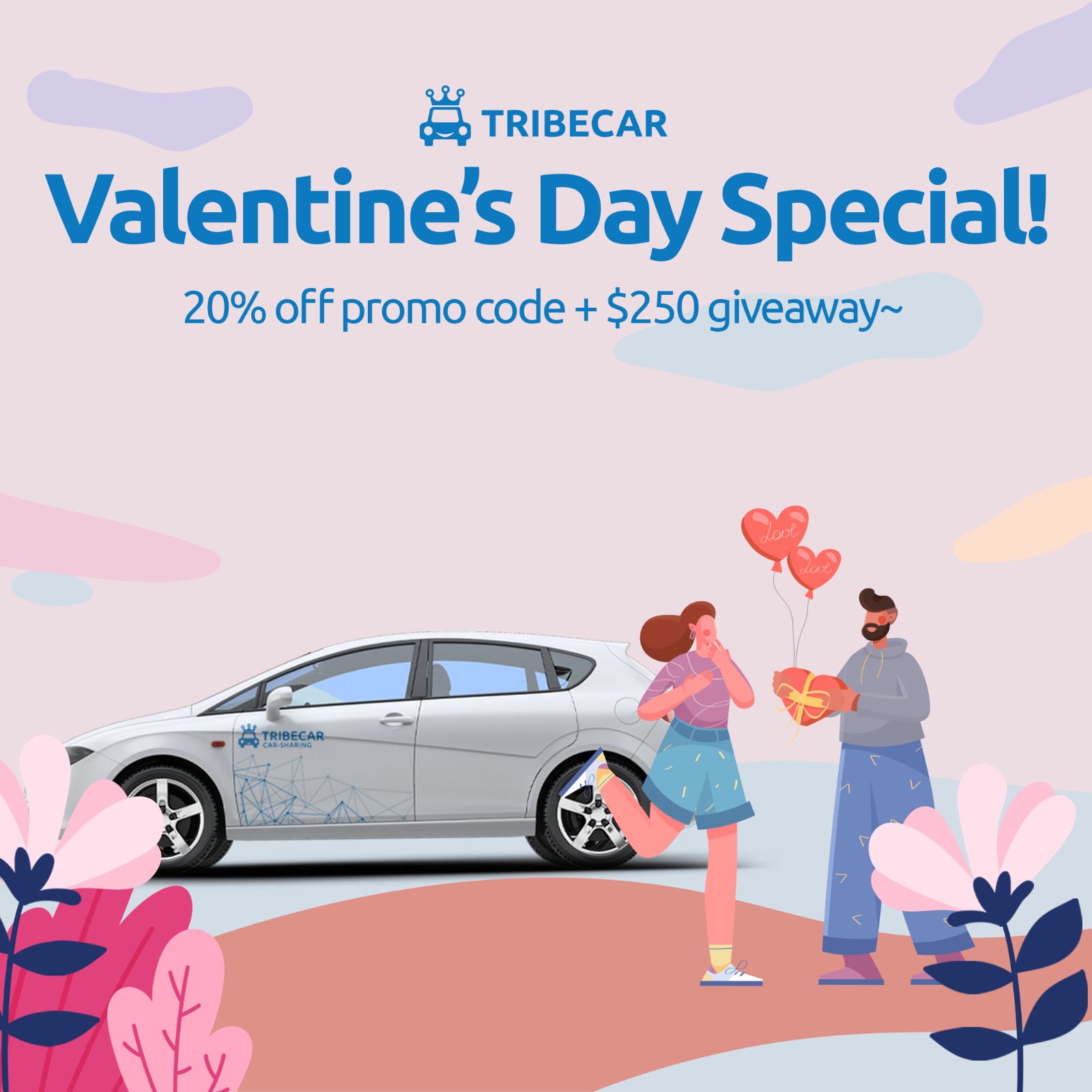 Tribecar - Hourly car rental in your neighborhood